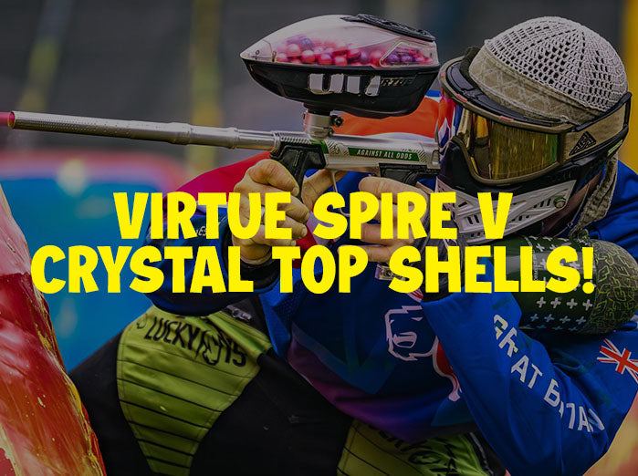 NEW Virtue Crystal Top Shell Spire V's – Just Paintball