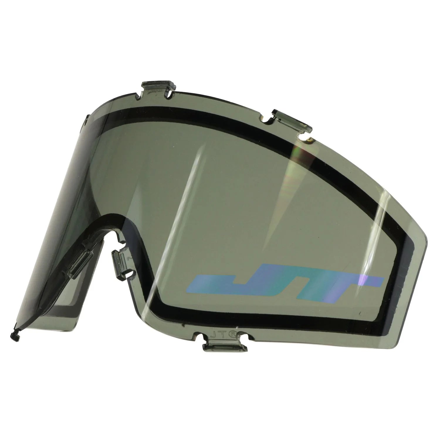 JT Thermal Proflex Lens - Smoke with Blue Mirror JT Logo – Just Paintball