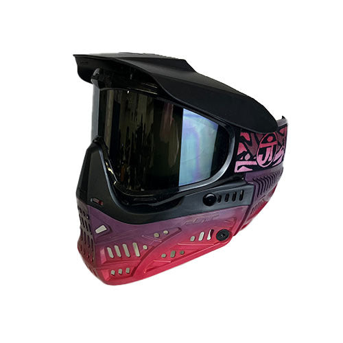 JT Revo 2 Mask - 1of1 - Black to Pink Fade – Just Paintball