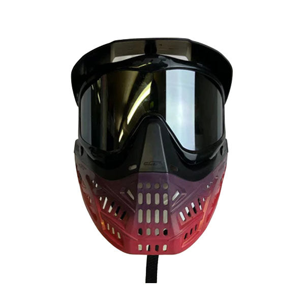 JT Revo 2 Mask - 1of1 - Black to Red Fade – Just Paintball