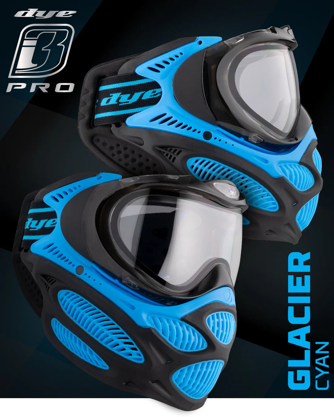 DYE i3 Pro Goggle - Glacier Blue – Just Paintball