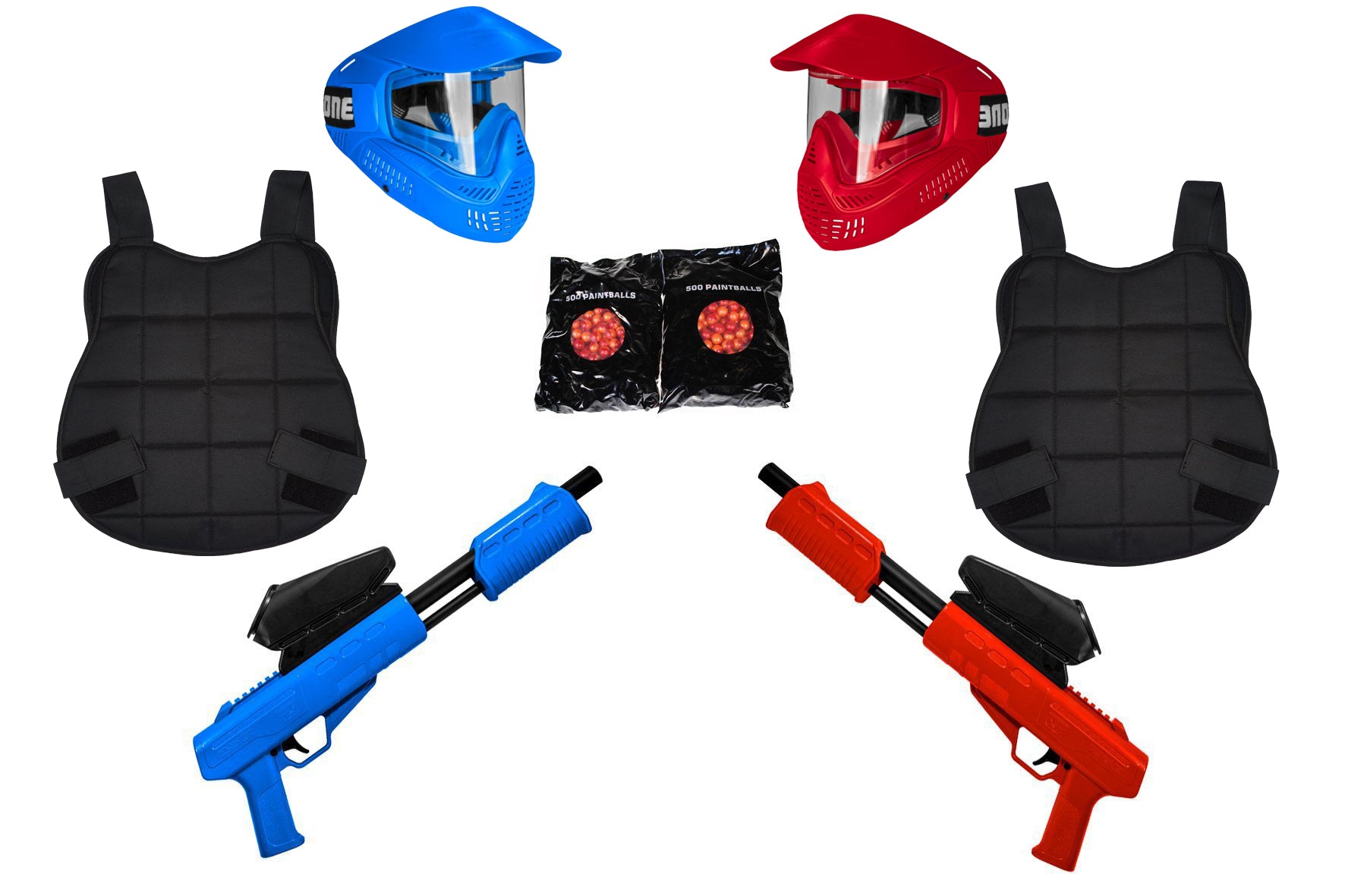 Blaster Red Vs Blue Complete Setup – Just Paintball